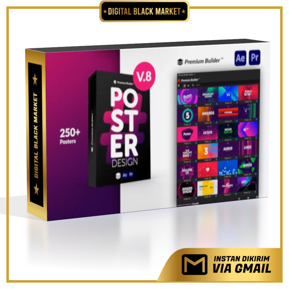 Jual ID4450 - Premium Builder Posters Pack V8 For Premiere Pro And ...