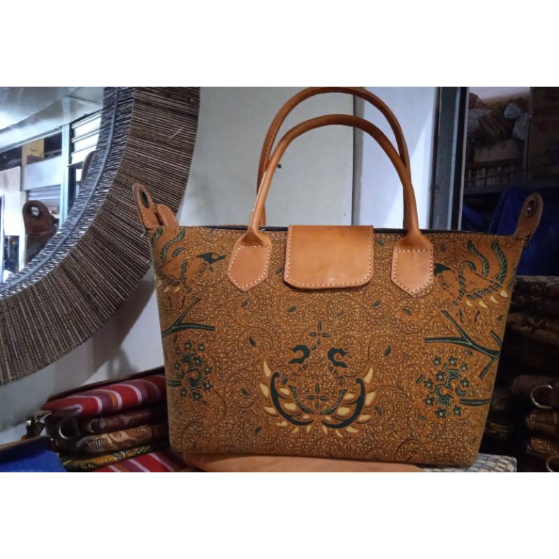 Jual TAS LC KULIT BATIK | Shopee Indonesia