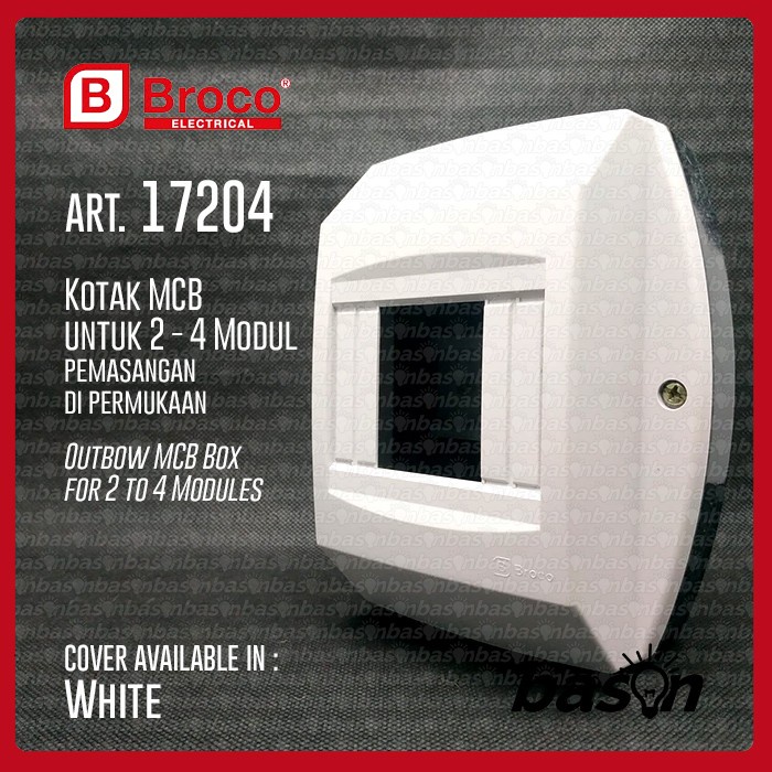 Jual BROCO MCB Box 17204 - Kotak MCB 2 - 4 Group Outbow - MCB Panel ...