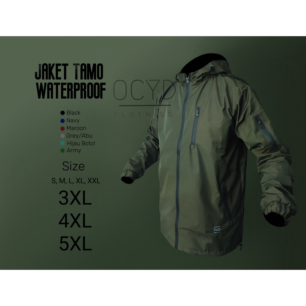 Jual Evrez Jaket OCYD TAD Waterproof 100% dan Jaket windproof size S-5XL | Shopee Indonesia