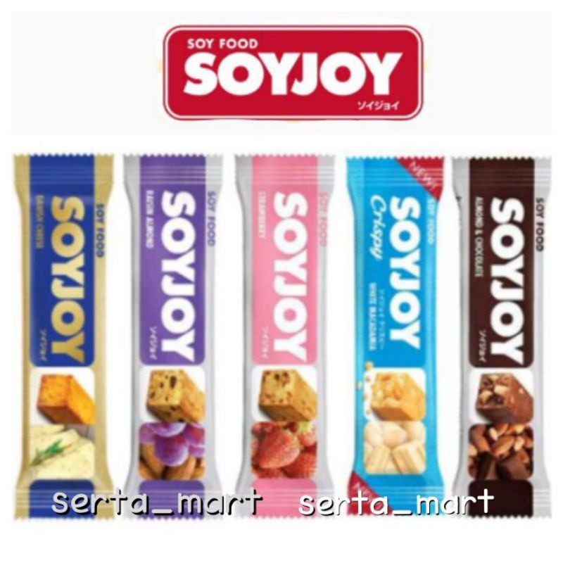 Jual Soyjoy Snack Bar 30gr - Snack Sehat Bebas Gluten - Almond / Danish Cheese / Strawberry ...