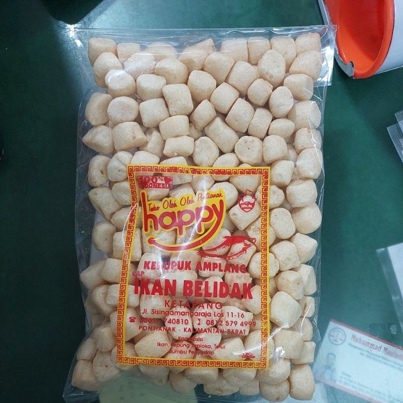 Jual amplang belidak ukuran sedang oleholeh khas pontianak | Shopee ...