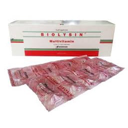Jual (bisa gojek) Biolysin Multivitamin Dragee Strip Isi 10 Tablet ...