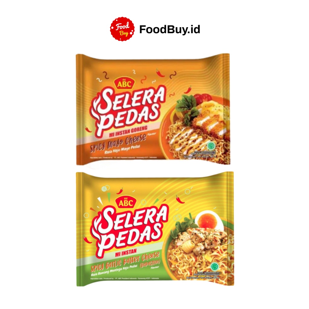 Jual Mie Abc Selera Pedas Fusion ( Mayo Cheese / Garlic Butter Cheese ...