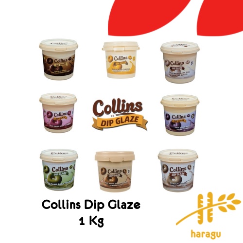 Jual Collins Dip Glaze 1 Kg Pile (Rasa di Variant) | Shopee Indonesia