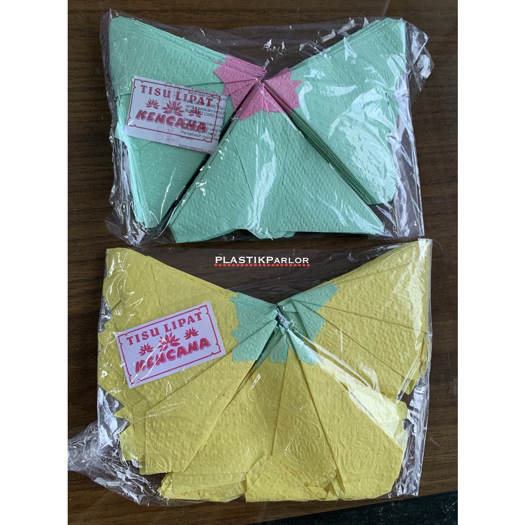 Jual Tisu / Tissue Makan / Snack Lipat Segitiga (Pack Kecil) MINIMAL ...