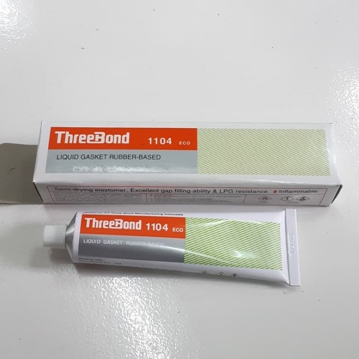 Jual threebond 1104/lem gasket/lem threebond 1104 100gram | Shopee ...