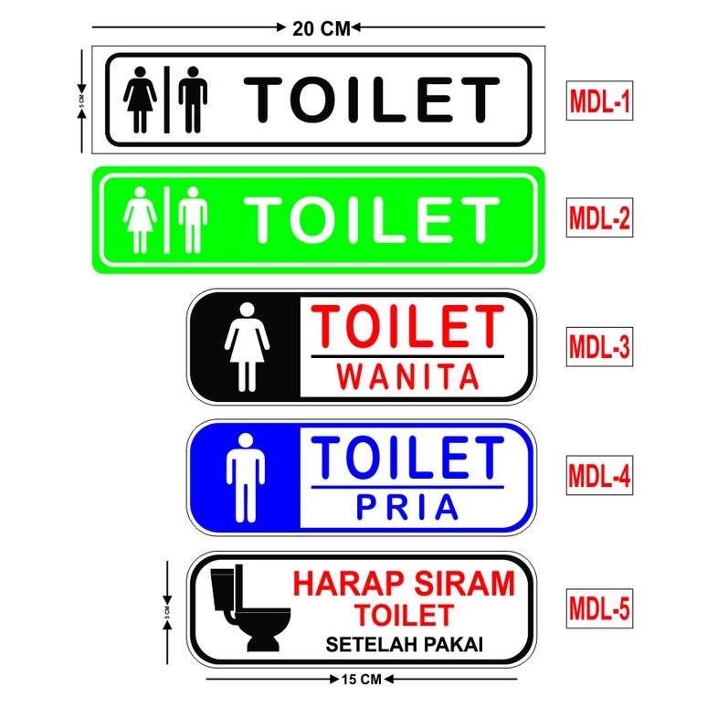 Jual STICKER SIGN-RAMBU BAHAN VINYL ANTI AIR (LAMINATING) | Shopee ...