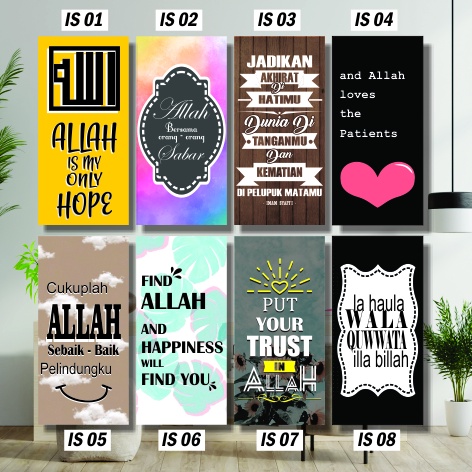 Jual CETAK POSTER/PAJANGAN DINDING EDISI ISLAMI | Shopee Indonesia