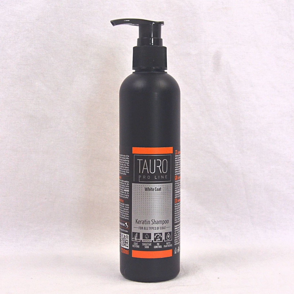 Jual TAURO Pro Line Shampoo Anjing Kucing White Coat Keratin 250ml ...