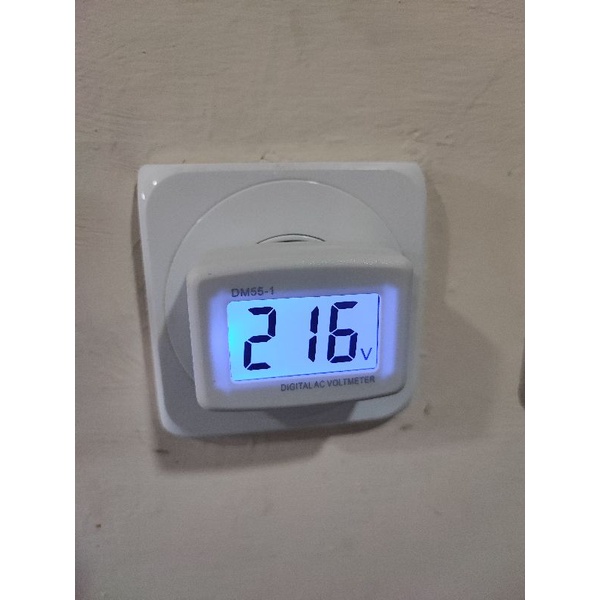 Jual Digital Volt Meter AC 220V 220 V Volt Listrik PLN Alat Pengukur ...