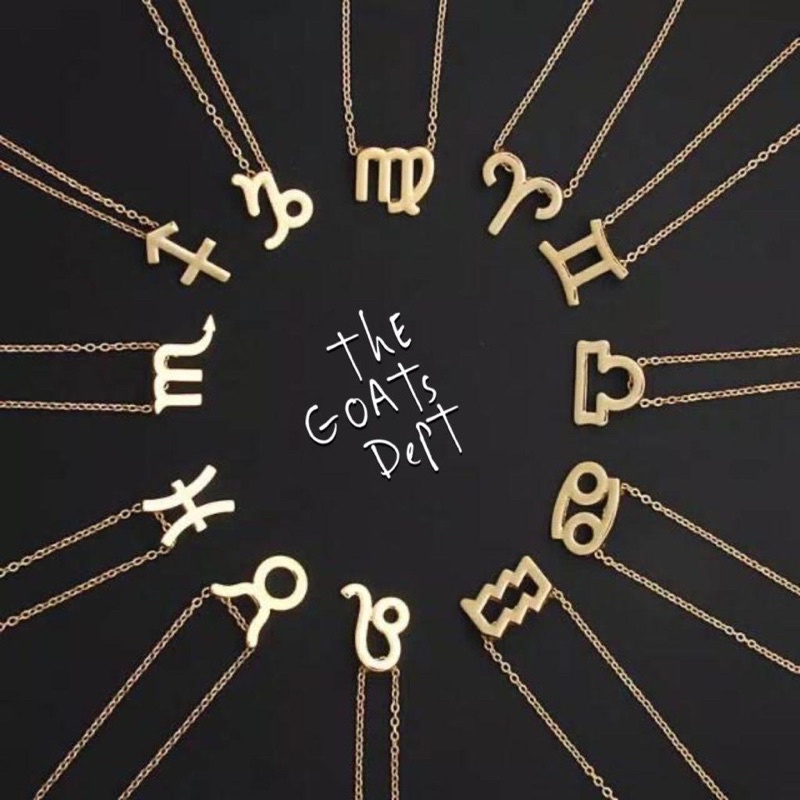 Jual The Goats Dept Sign Zodiac Necklace / tgd164 kalung horoscope ...