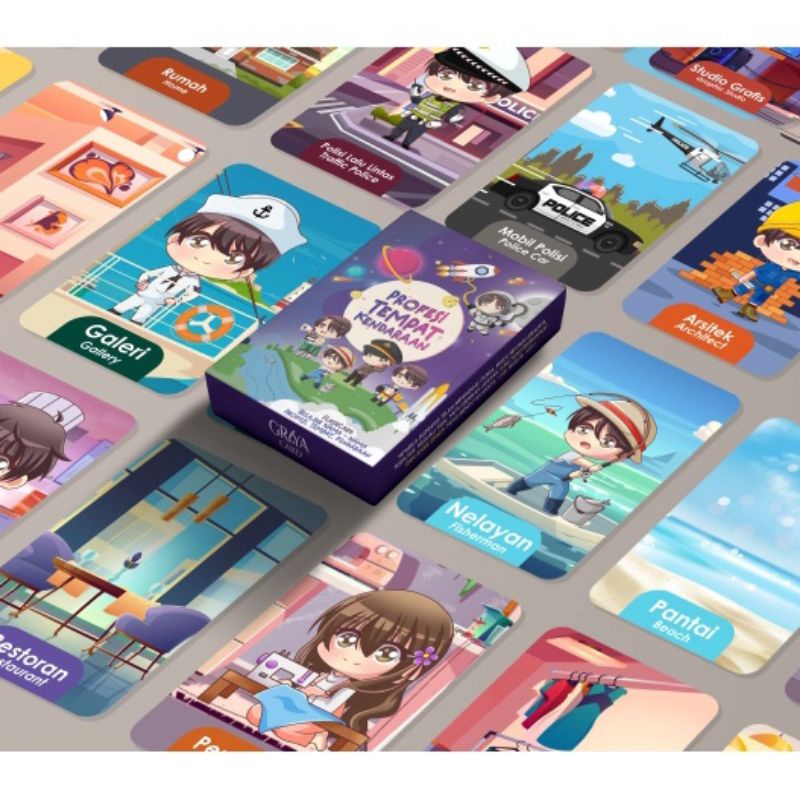 Jual BluePink FLASH CARD EDUKASI ANAK | ISI 45-50 KARTU | BAHAN TEBAL ...