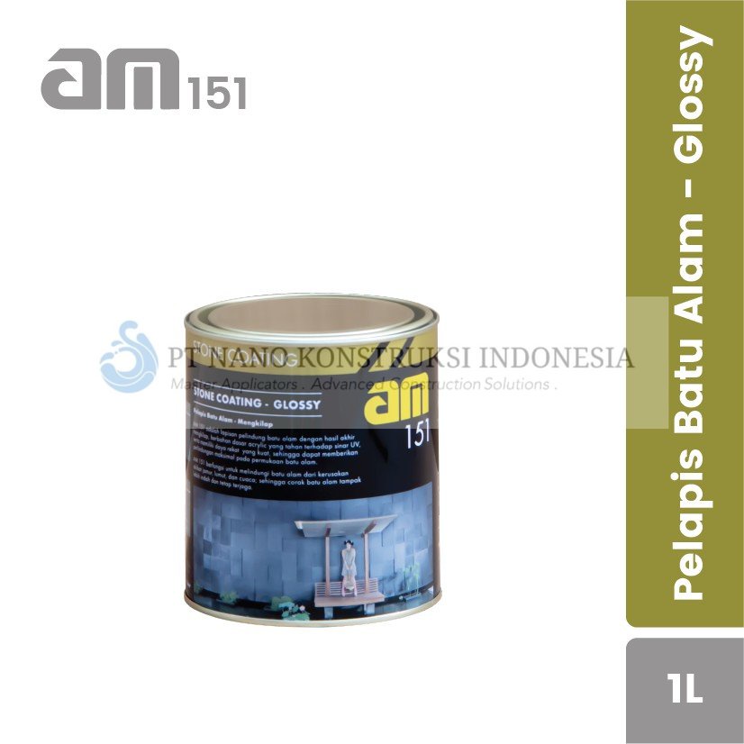 Jual AM Mortar AM 151 Glossy - Pelapis Batu Alam kemasan 1liter ...