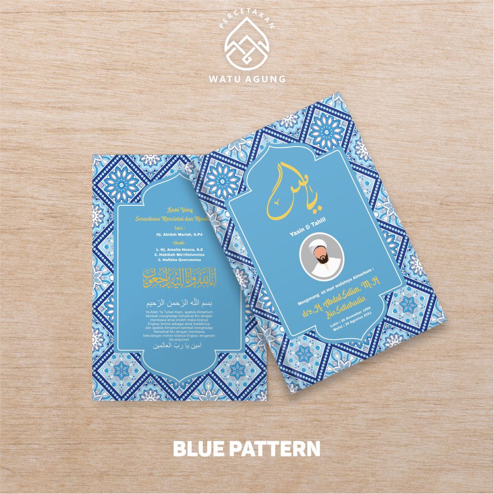 Jual Buku Yasin Softcover Desain Terbaru Floral Kekinian! Gratis Desain ...