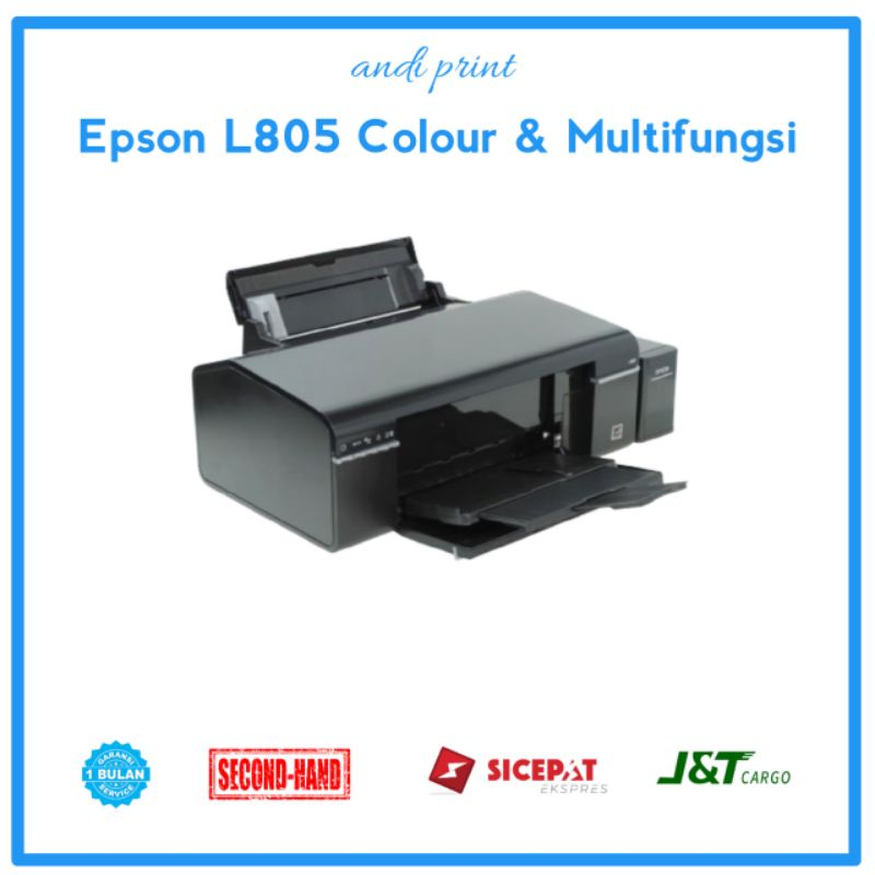 Jual Printer epson warna L805 multifungsi | Tinta baru nozzle full dan ...