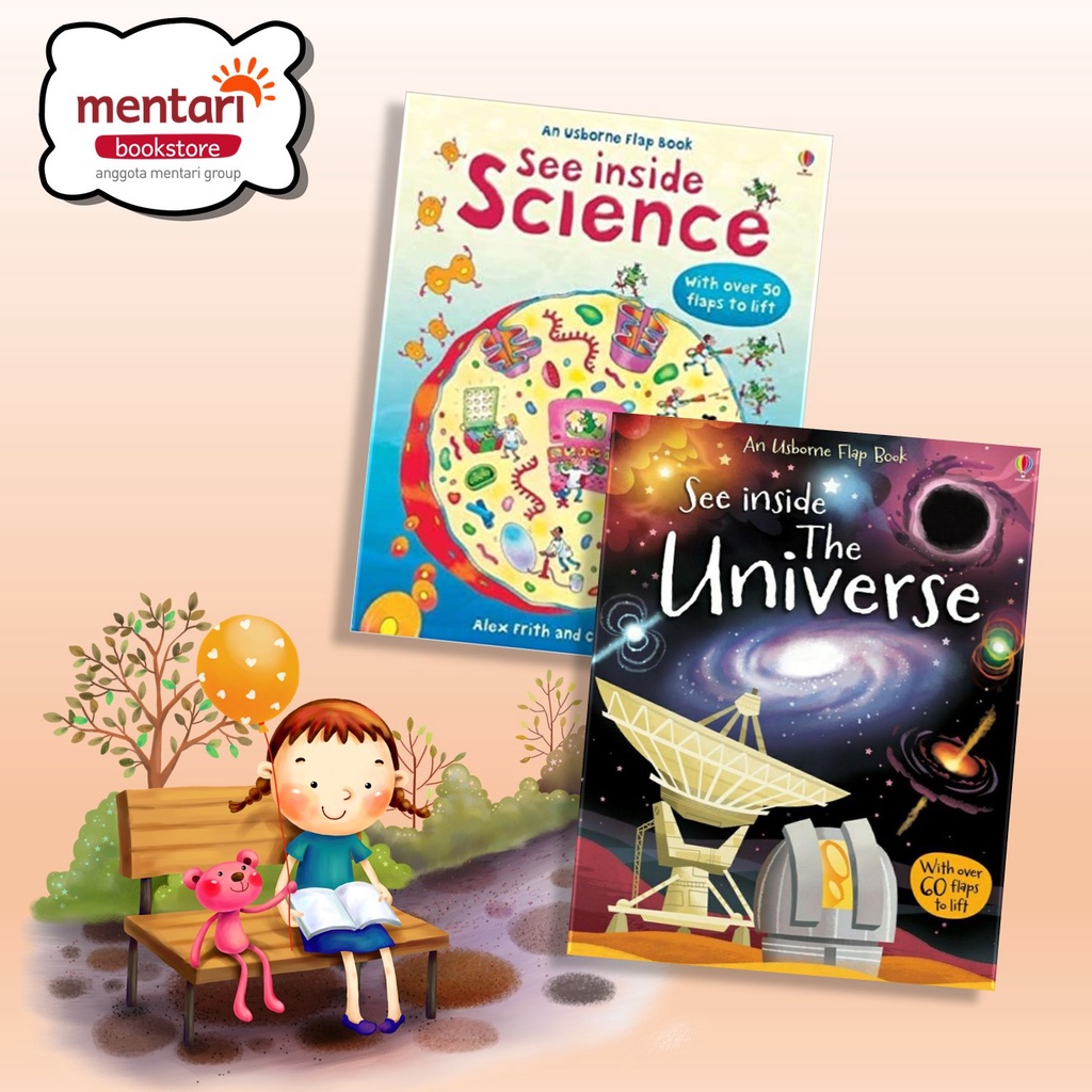 Jual See Inside An Usborne Flap Book - With flaps lift ( Buku Bacaan ...