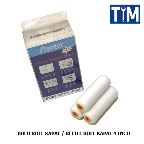 Jual PINEHILL Refill Kuas Rol Kapal 4 INCH ( BUSA ) / Isi Ulang Roll ...