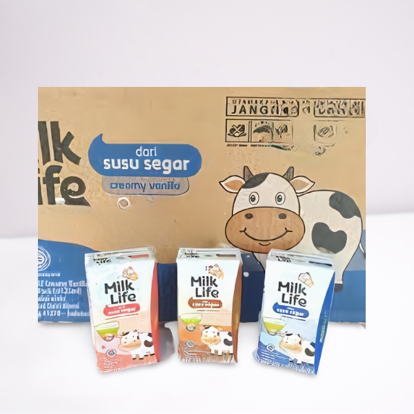 Jual Milk Life Susu UHT 115ml Rasa Coklat dan Strawberry (1 pcs ...