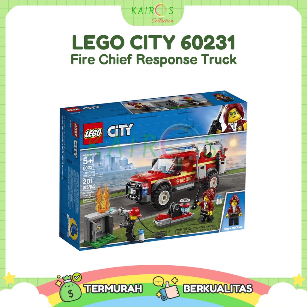 Jual LEGO City Fire Chief Response Truck 60231 | Shopee Indonesia