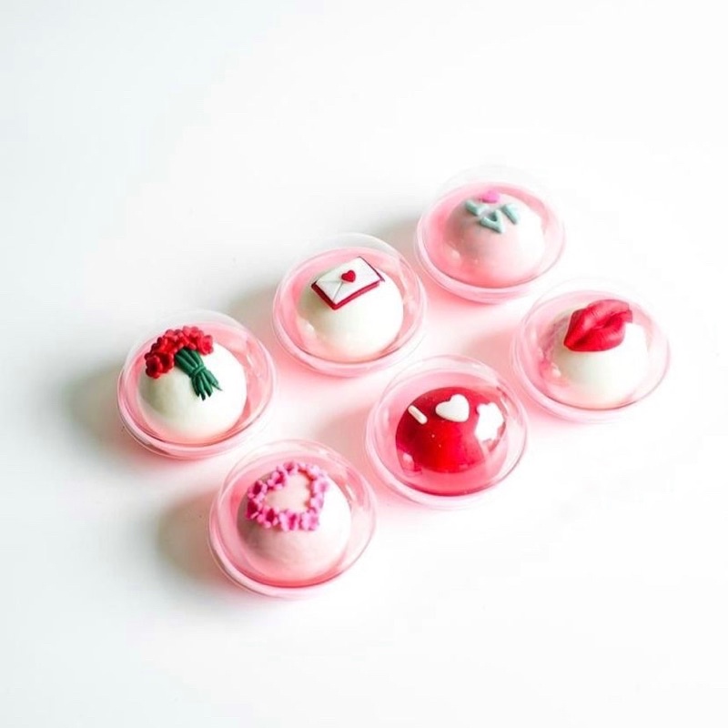 Jual Bola Mika Plastik Tempat Pudding Pie Gelato Entremet Bentuk Globe ...