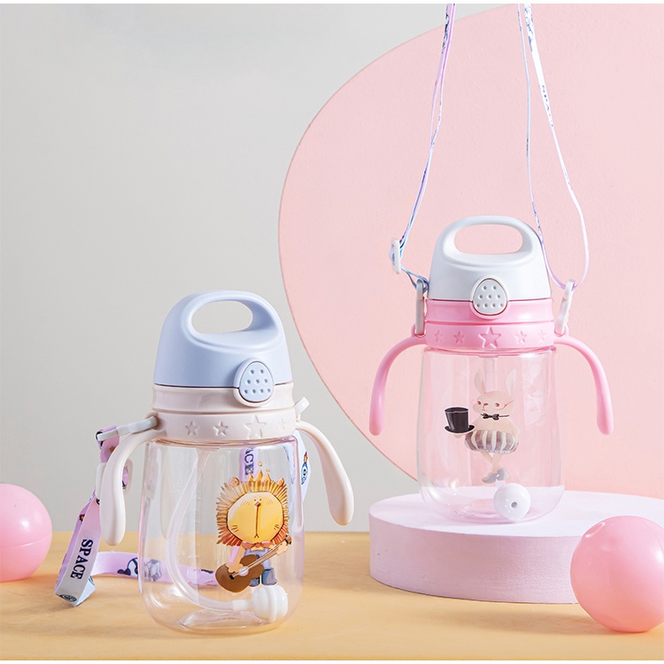 Jual BOTOL MINUM ANAK MOTIF KARAKTER LUCU DENGAN TALI BOTOL MOTIF SINGA ...