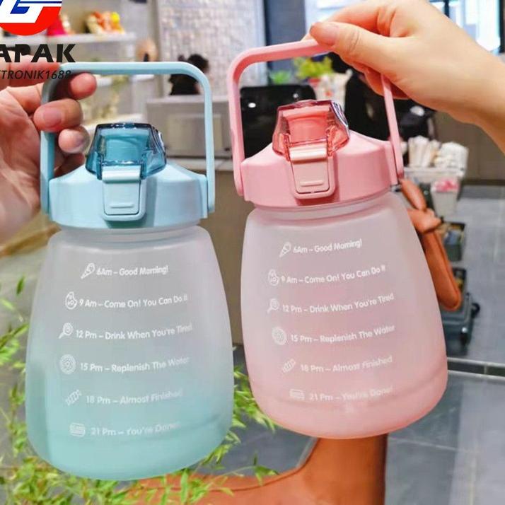 Jual Terbaik Botol Minum Viral 1 liter botol sultan Botol kekinian real ...