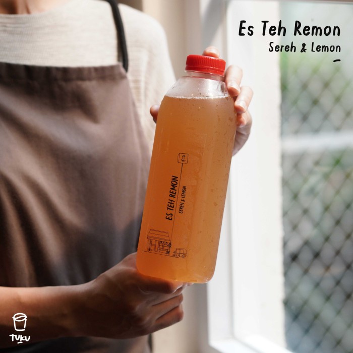 Jual TUKU - TUKUCUR Teh Remon (Sereh & Remon) 1 Liter | Shopee Indonesia