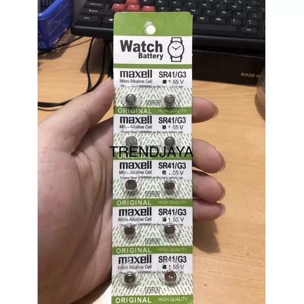 Jual BATERAI / BATRE / BATTERY JAM TANGAN Kancing AG3 LR41 LR 41 AG-3 ...