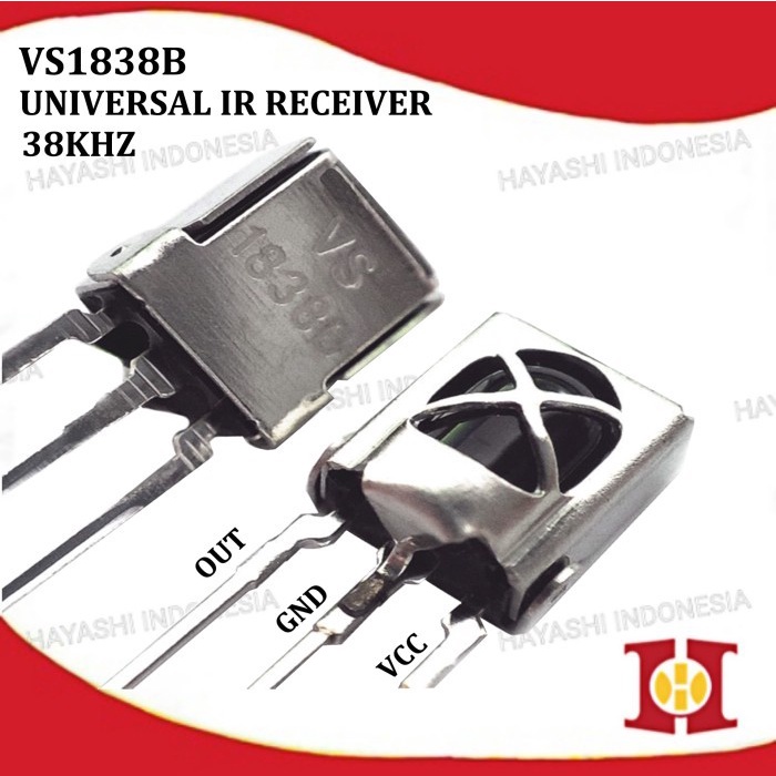 Jual VS1838B IR Receiver Universal Sensor Penerima Infrared TL HX 1838 AK77 - 10PC | Shopee ...