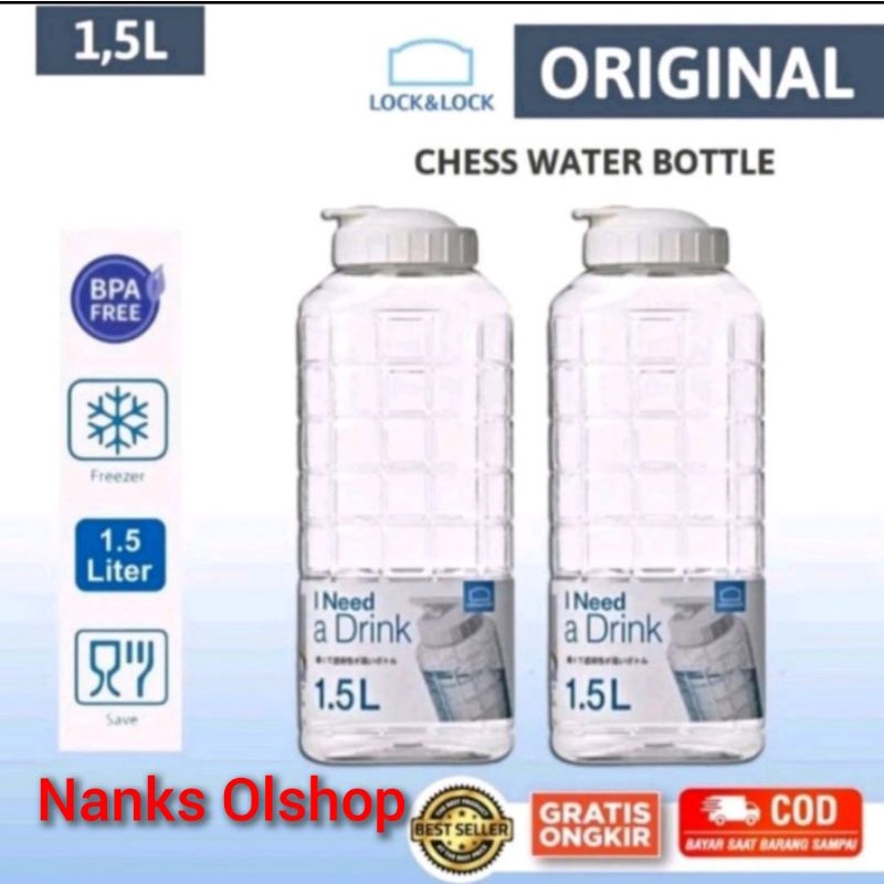 Jual LOCK & LOCK Chess Water Botle / Botol Minum Lock & Lock 1,5L ...