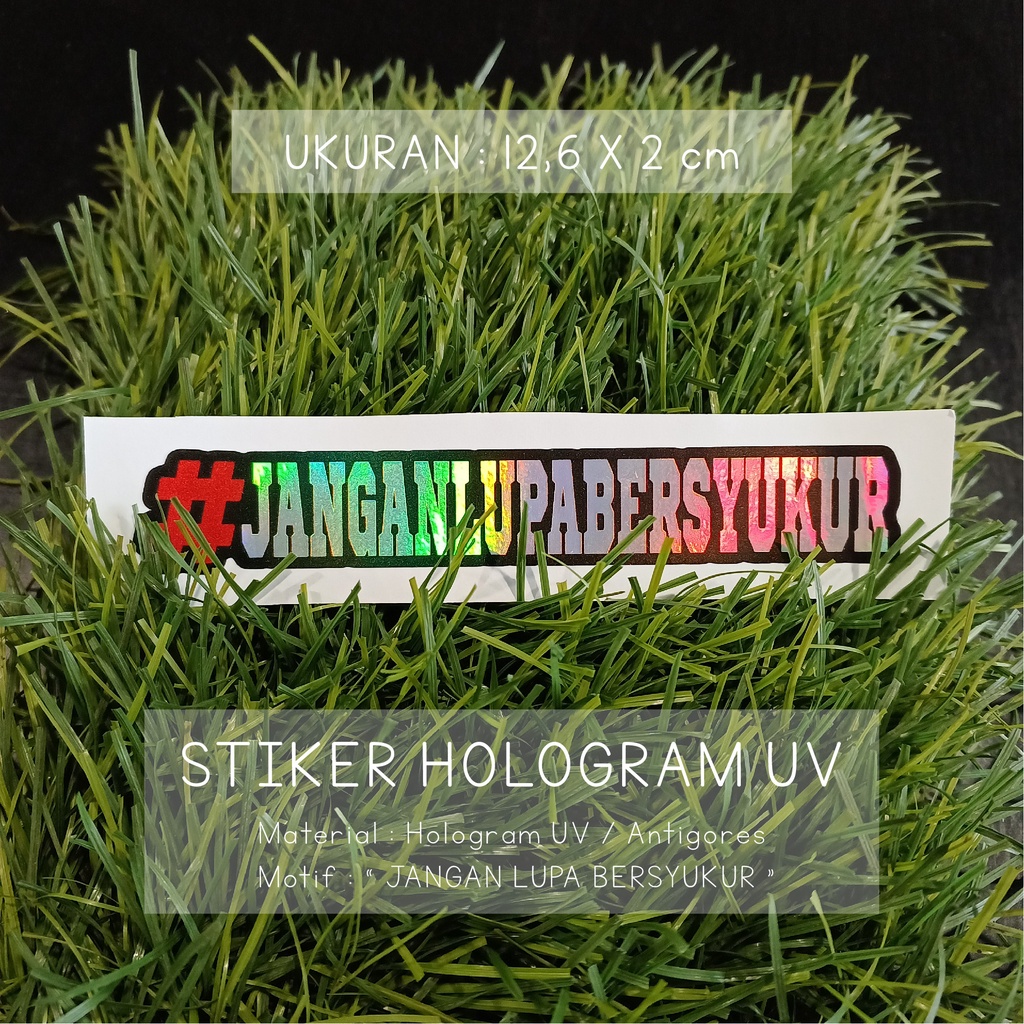Jual stiker viral / stiker kata-kata / stiker racing / stiker bengkel ...