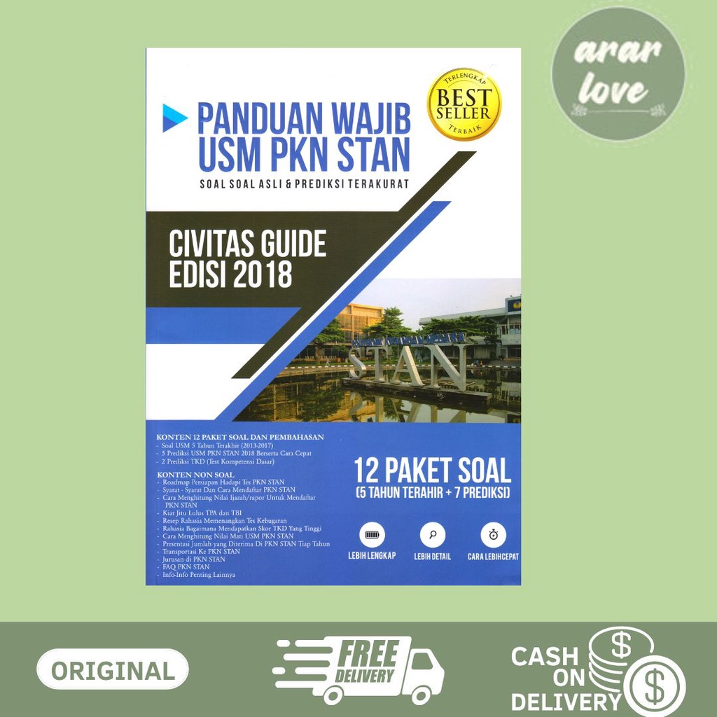 Jual BUKU PANDUAN WAJIB USM PKN STAN : CIVITAS GUIDE EDISI 2018 ...