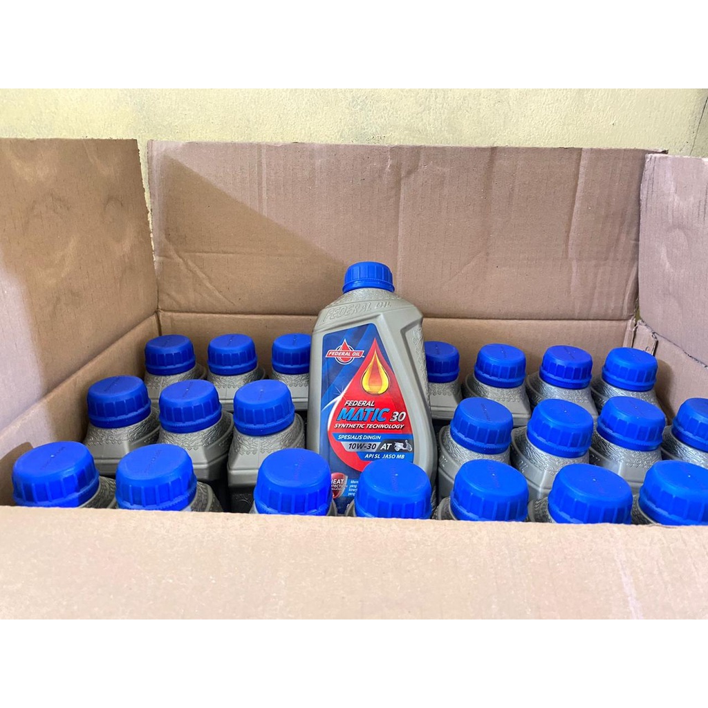 Jual 1 DUS OLI OIL FEDERAL MATIC 30 ECOMAXX 800ML SYNTHETIC SPECIAL 10W ...