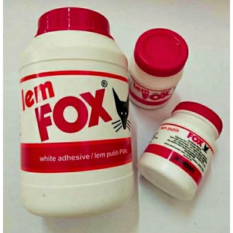 Jual Lem putih pvac fox 150 gram serbaguna exclusive | Shopee Indonesia