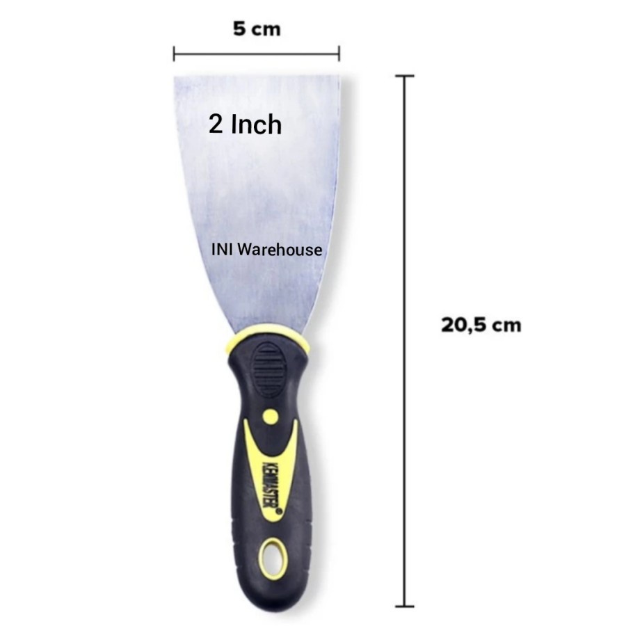 Jual Kenmaster Kape Kapi Skrap 2 Inch 2 Inci Gagang Karet Scrap Scraper ...