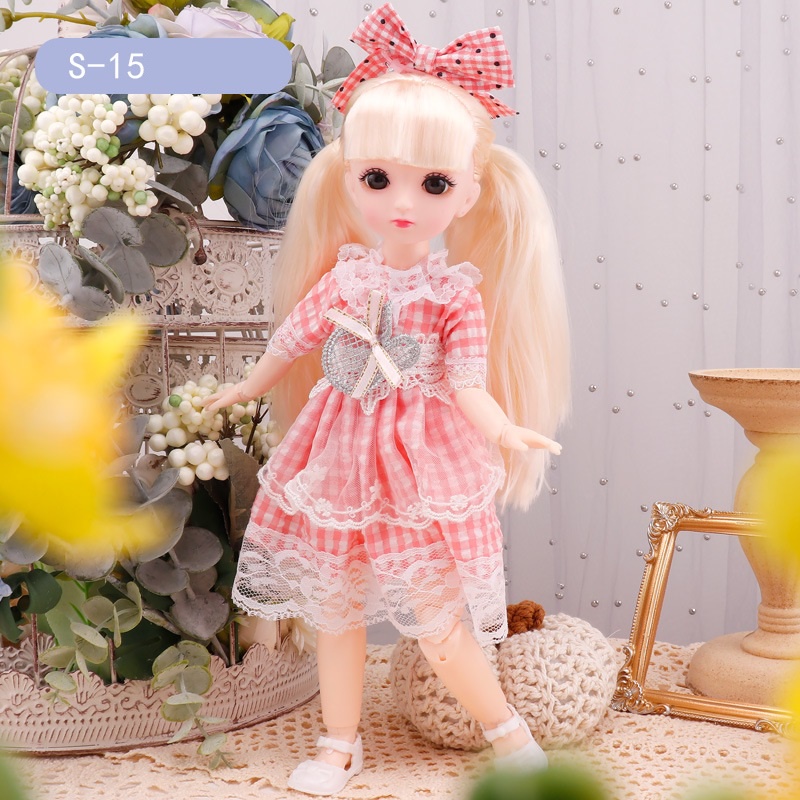 Jual FAVO Mainan Anak Boneka Seri (S U) BJD Doll 30cm Cute DIY Girls ...