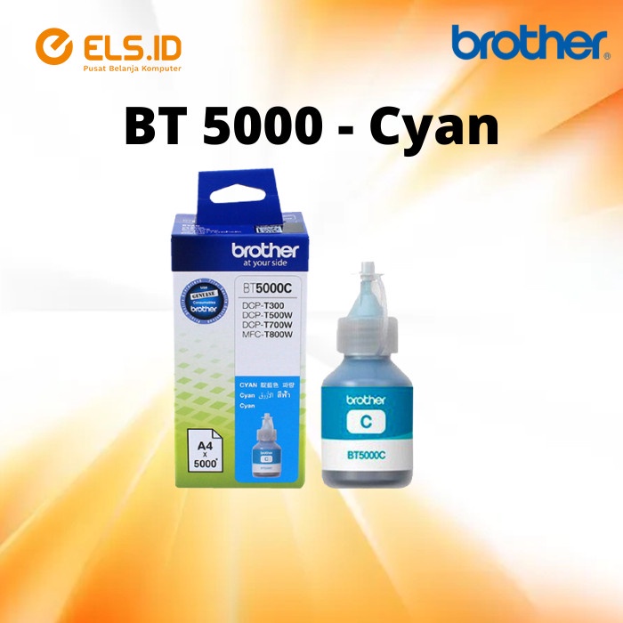 Jual Tinta Brother BT-5000 Cyan (48,8ml) | Shopee Indonesia