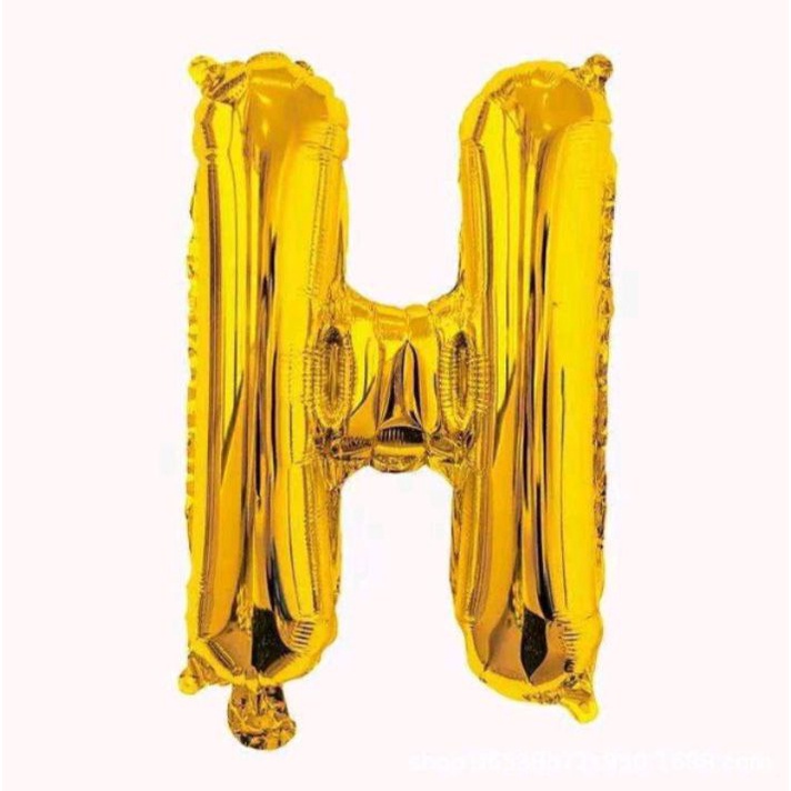 Jual Balon foil huruf 40 cm Balon huruf balon ulang tahun dan balon ...