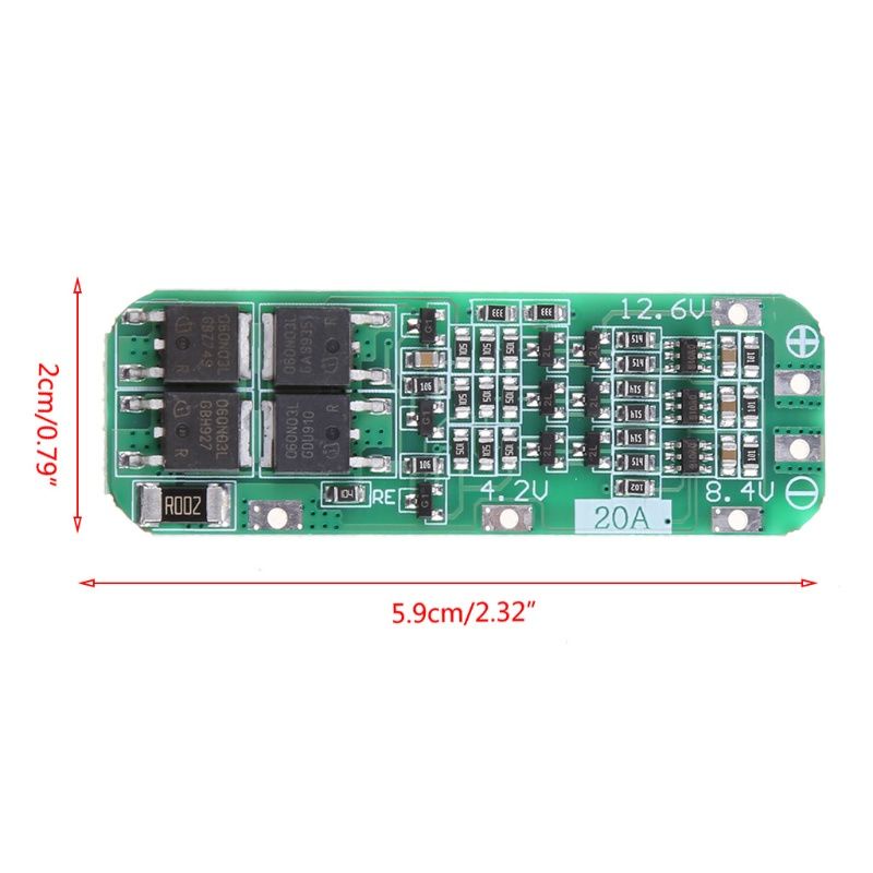 Jual Modul Pelindung Papan PCB BMS Charger Baterai Lithium Li-ion 18650 ...
