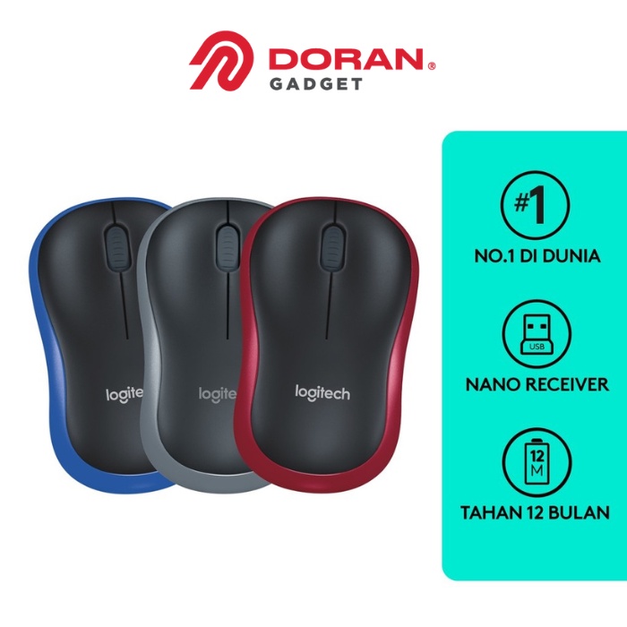 Jual Mouse Wireless Logitech M185 - Original Garansi 3 Tahun | Shopee ...
