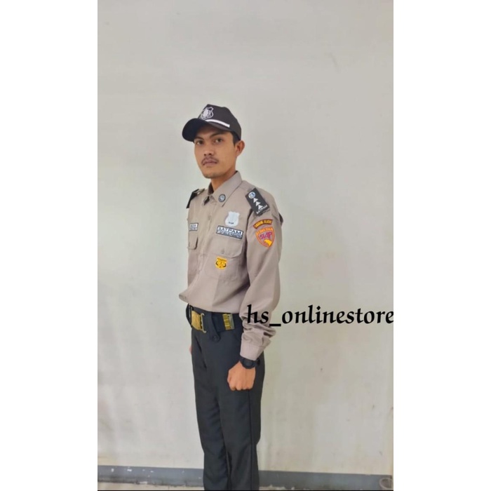 Jual Seragam Security Pdl Sus Lengan Panjang Bahan Gaia/ Seragam Satpam Terbaru/Gaia | Shopee ...