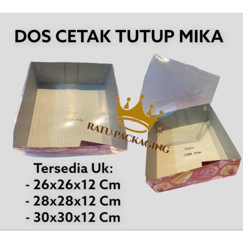 Jual [10PCS] RATU | Dos DUPLEX CETAK TUTUP MIKA Tinggi 12 CM Box Kardus ...