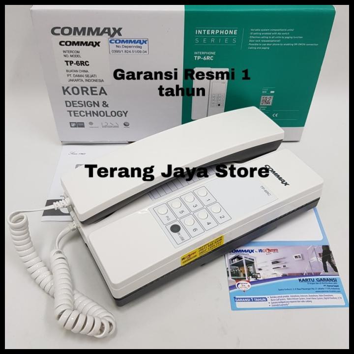 Jual Intercom Commax Tp-6Rc (100% Asli & Garansi Resmi) | Shopee Indonesia