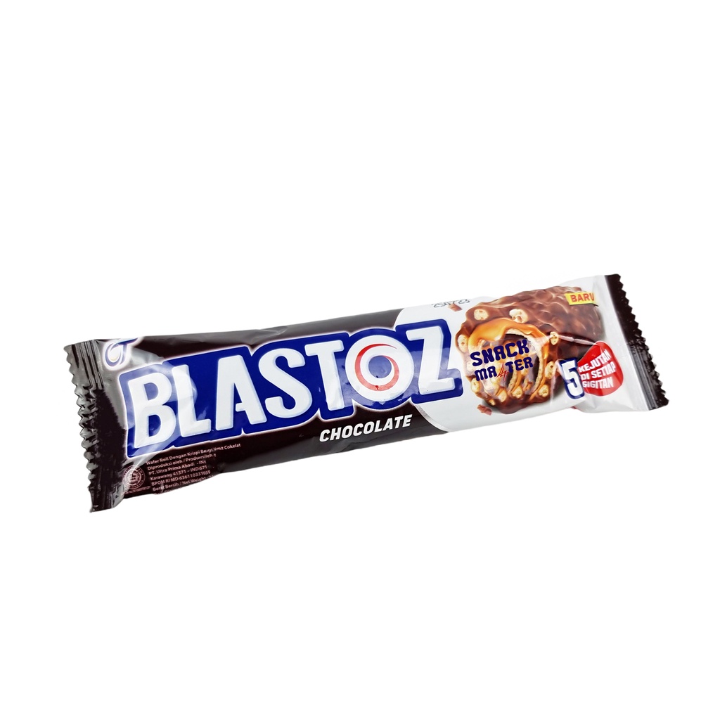 Jual Blastoz Wafer Roll Crunchy Cokelat dan Nuts- Netto 24 gr | Shopee ...