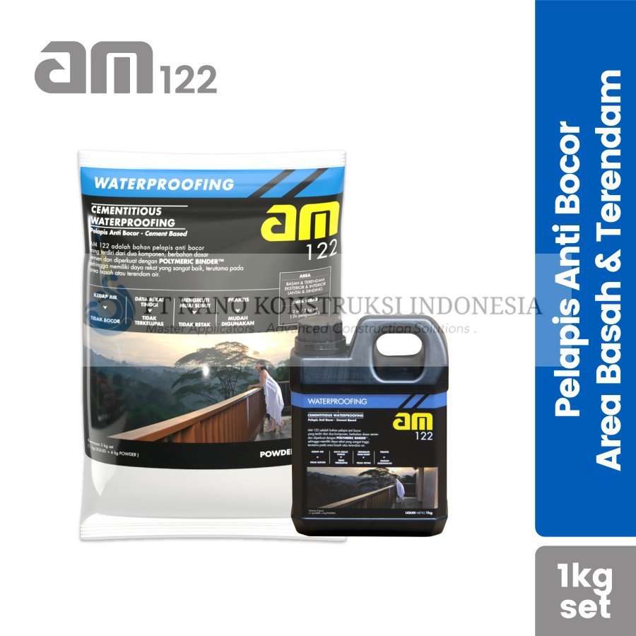 Jual AM Mortar AM 122 - Pelapis Anti Bocor Area Basah & Terendam ...