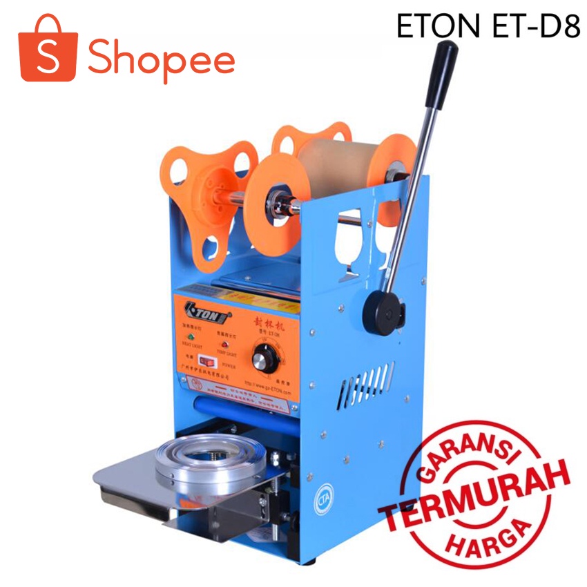 Jual Mesin Pres Gelas Cup Selaer Eton Et D8 Cup Sealer Gelas Plastik