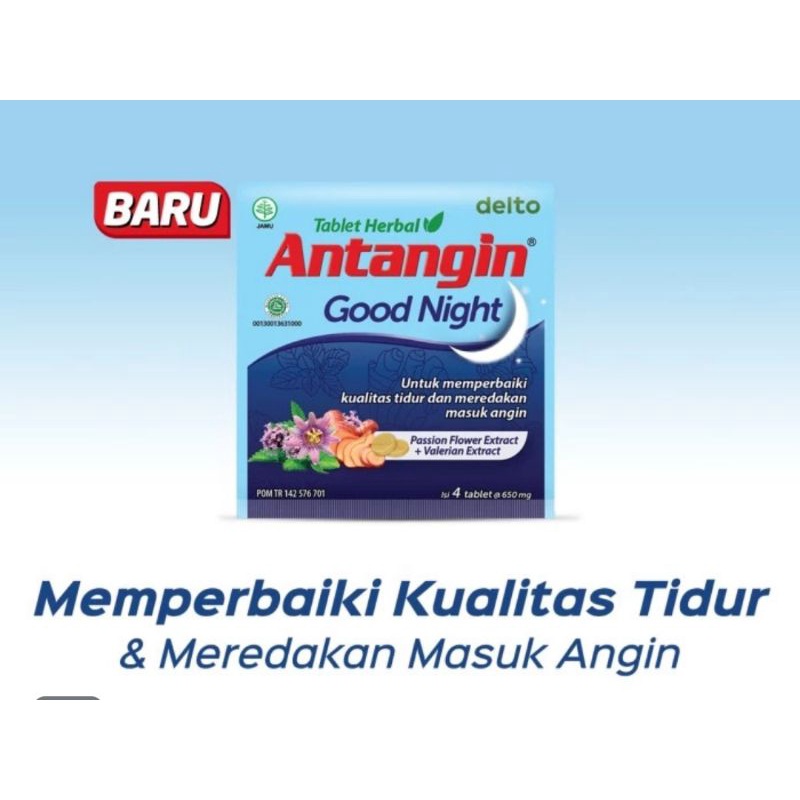 Jual ANTANGIN GOOD NIGHT Stip isi 4Tablet | Shopee Indonesia