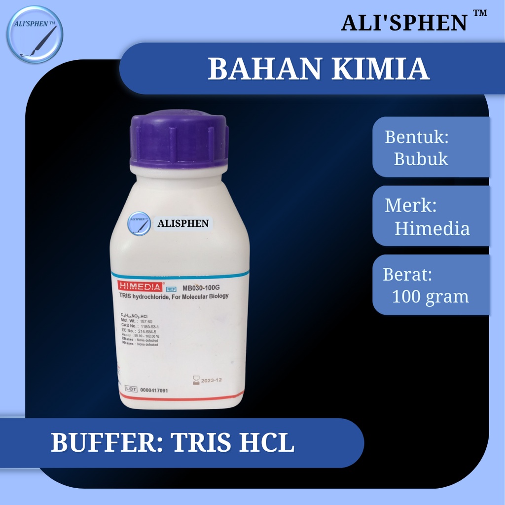 Jual TRIS HCl | Buffer HCl | Himedia 100 GR READY STOCK!! | Shopee ...