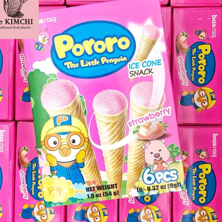 Jual HARGA GROSIR Pororo Ice Cone Snack Banana Chocolate Yogurt Yuzu ...